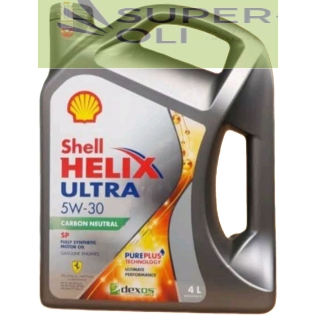 Jual Shell Helix Ultra 5W-30 4 Liter Minyak Mesin Motor Full Sintetis ...