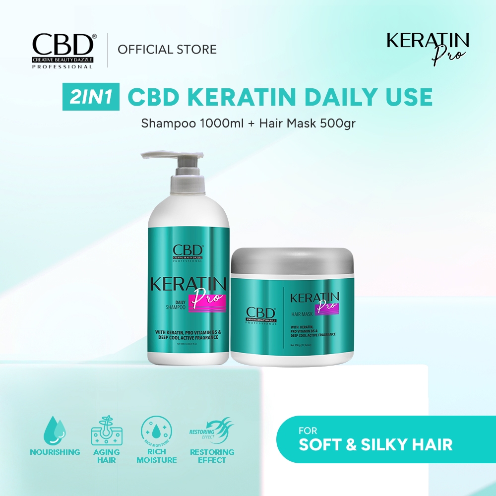 Jual CBD Professional Keratin Pro Series Daily Treatment (Hair Mask ...