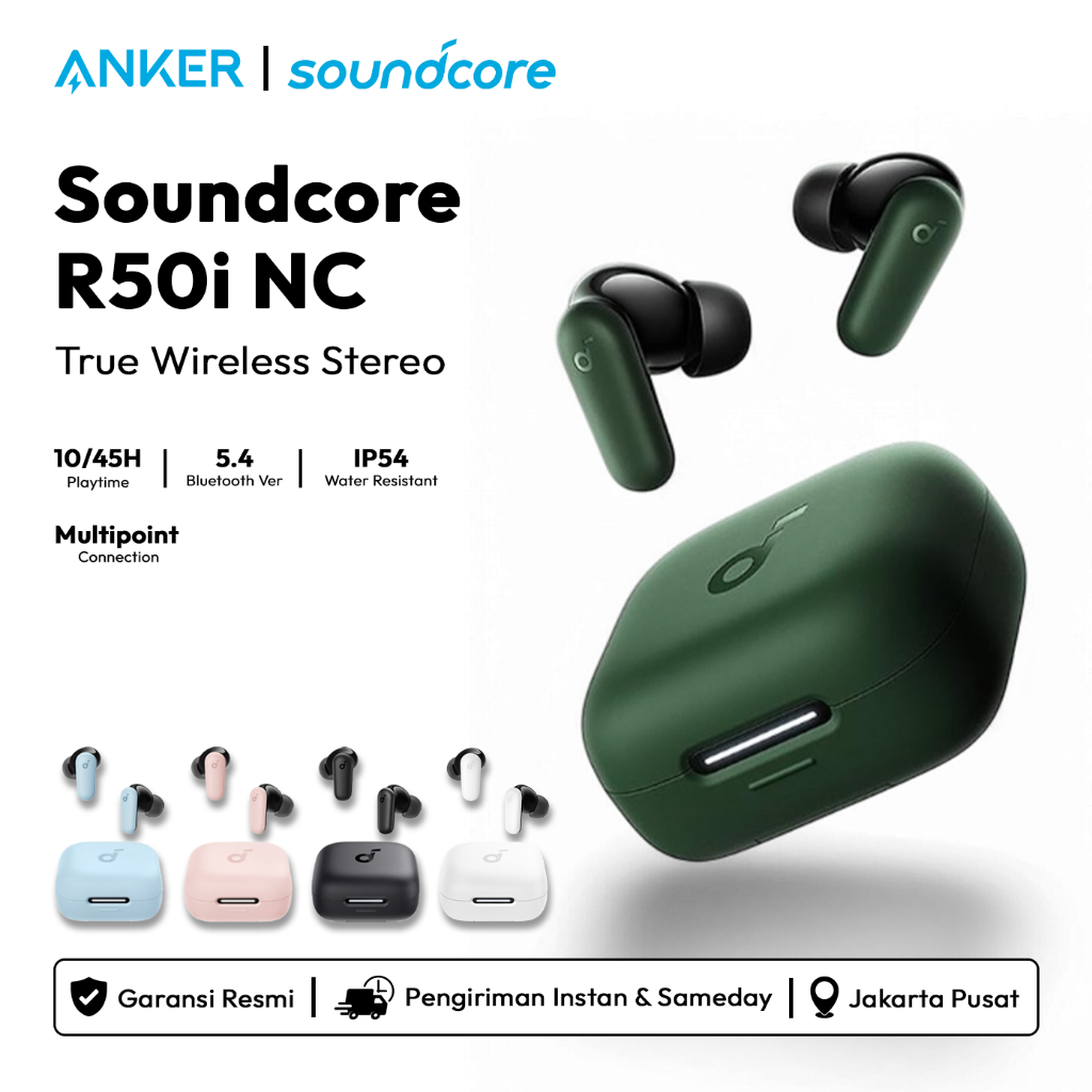 Jual Anker Soundcore R50i NC Adaptive Noise Cancelling ANC TWS - A3959 ...