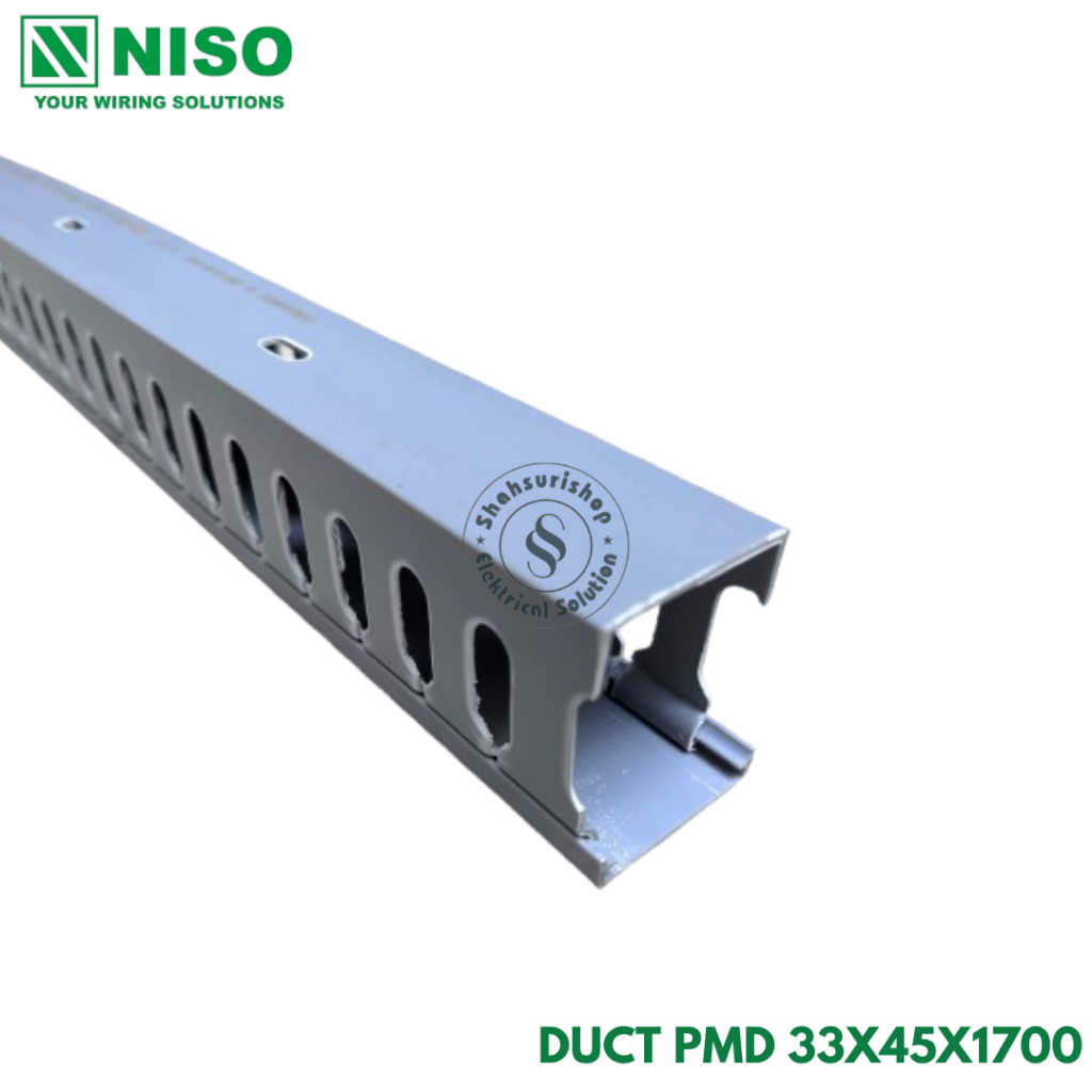 Jual NISO DUCT BOLONG PMD ABU ABU 33X45 PANJANG 1,7 METER PELINDUNG ...