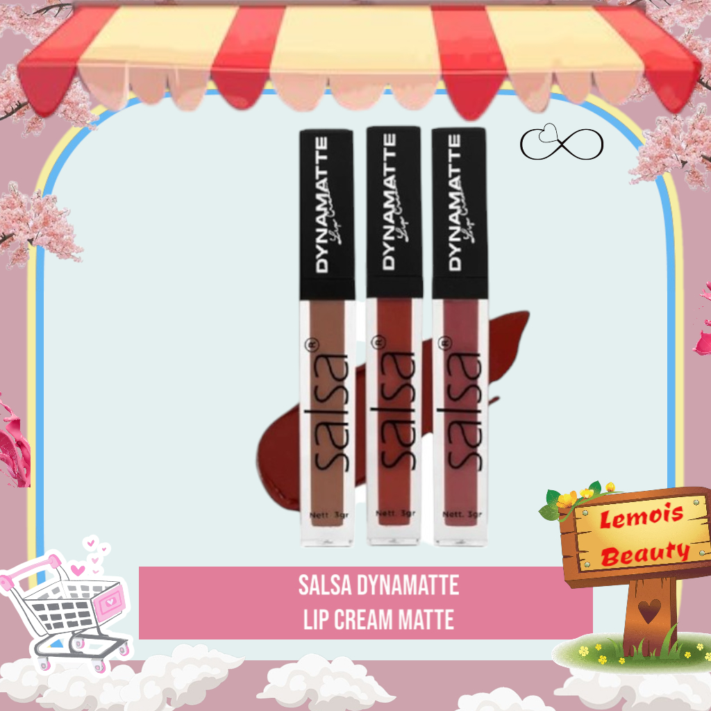Jual LemoisBeauty- SALSA DYNAMATTE LIP CREAM - Matte Lipcream Long ...