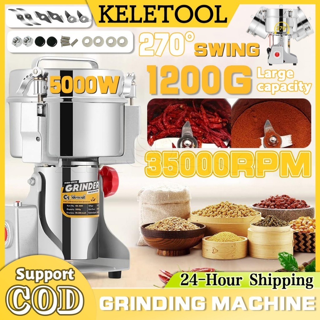 Jual Mesin Giling Bumbu Halus 1800g Powder Grinder Laboratorium ...