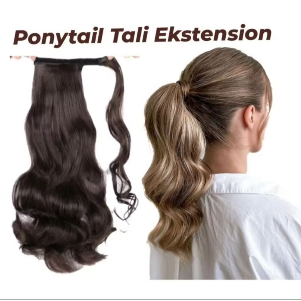 Jual MINISO BALI | Wig Ponytail Rambut Wig Ekor Kuda Hair Extension ...