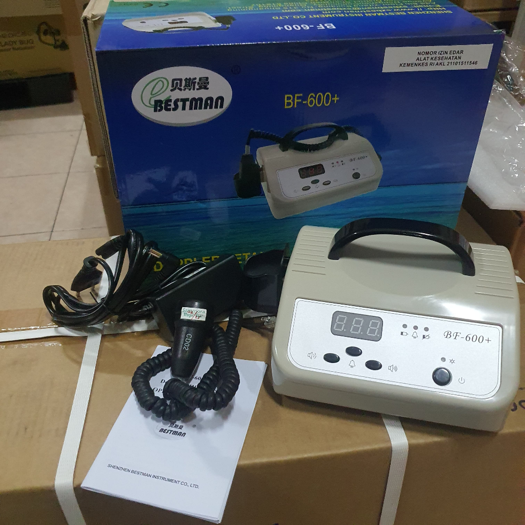 Jual Fetal Doppler BF 600 + Bestman / Doppler Fetal Heart Rate Detector ...