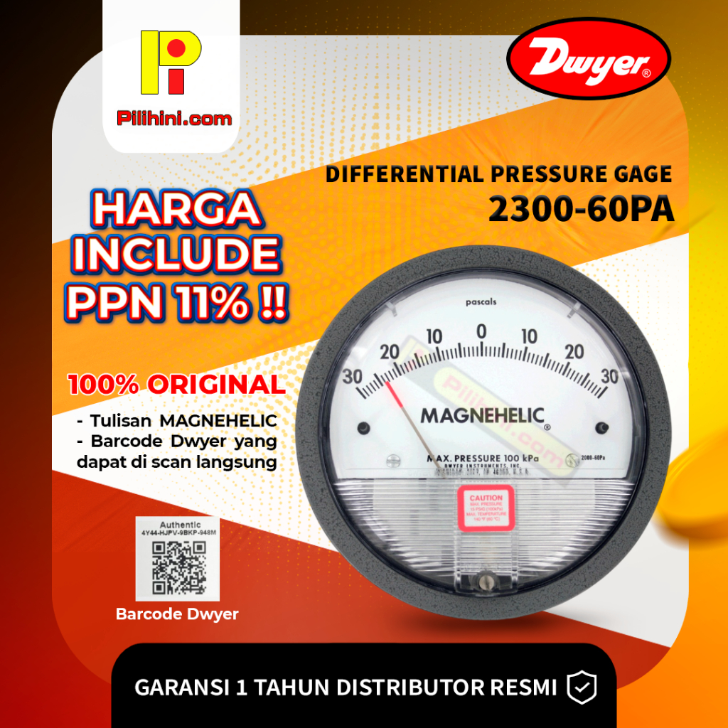 Jual Magnehelic 30 0 30 PA Dwyer (2300-60pa) | Shopee Indonesia