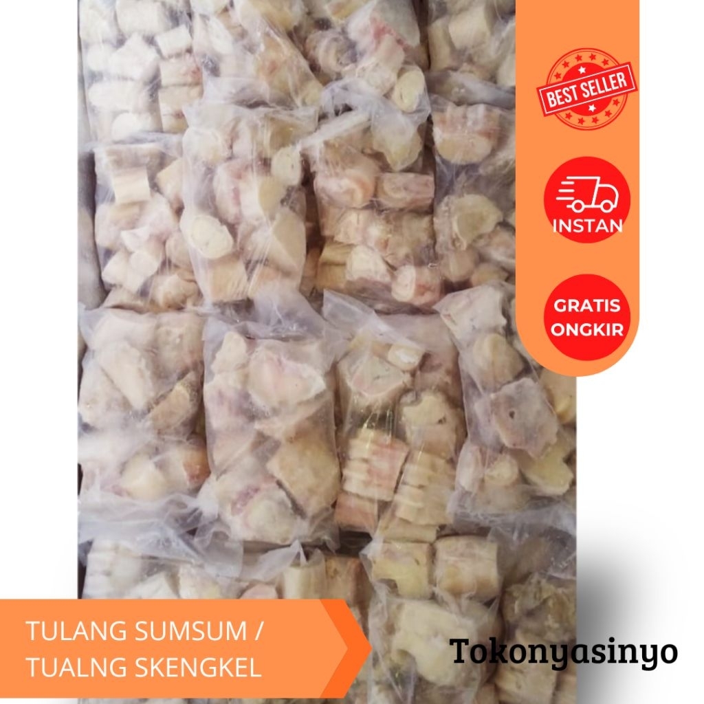 Jual TULANG SUMSUM / TULANG SKENGKEL 1KG — FRESH & FROZEN | Shopee ...
