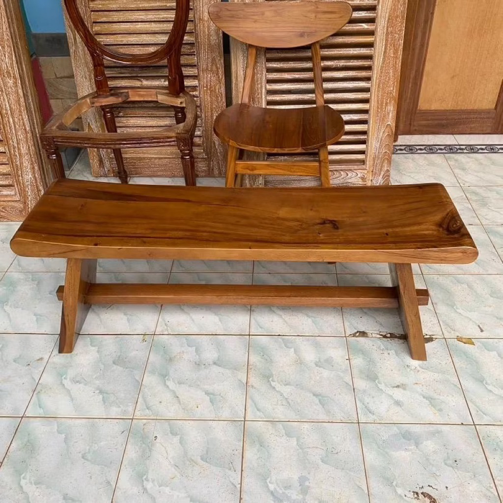 Jual kursi cafe bangku cafe bangku trembesi bangku minimalis | Shopee ...