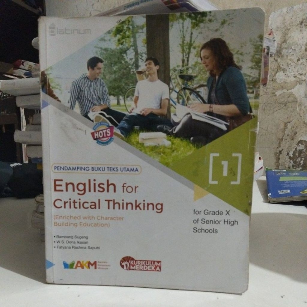 Jual buku English for critical thinking (Bahasa inggris) SMA kelas 1-10 ...