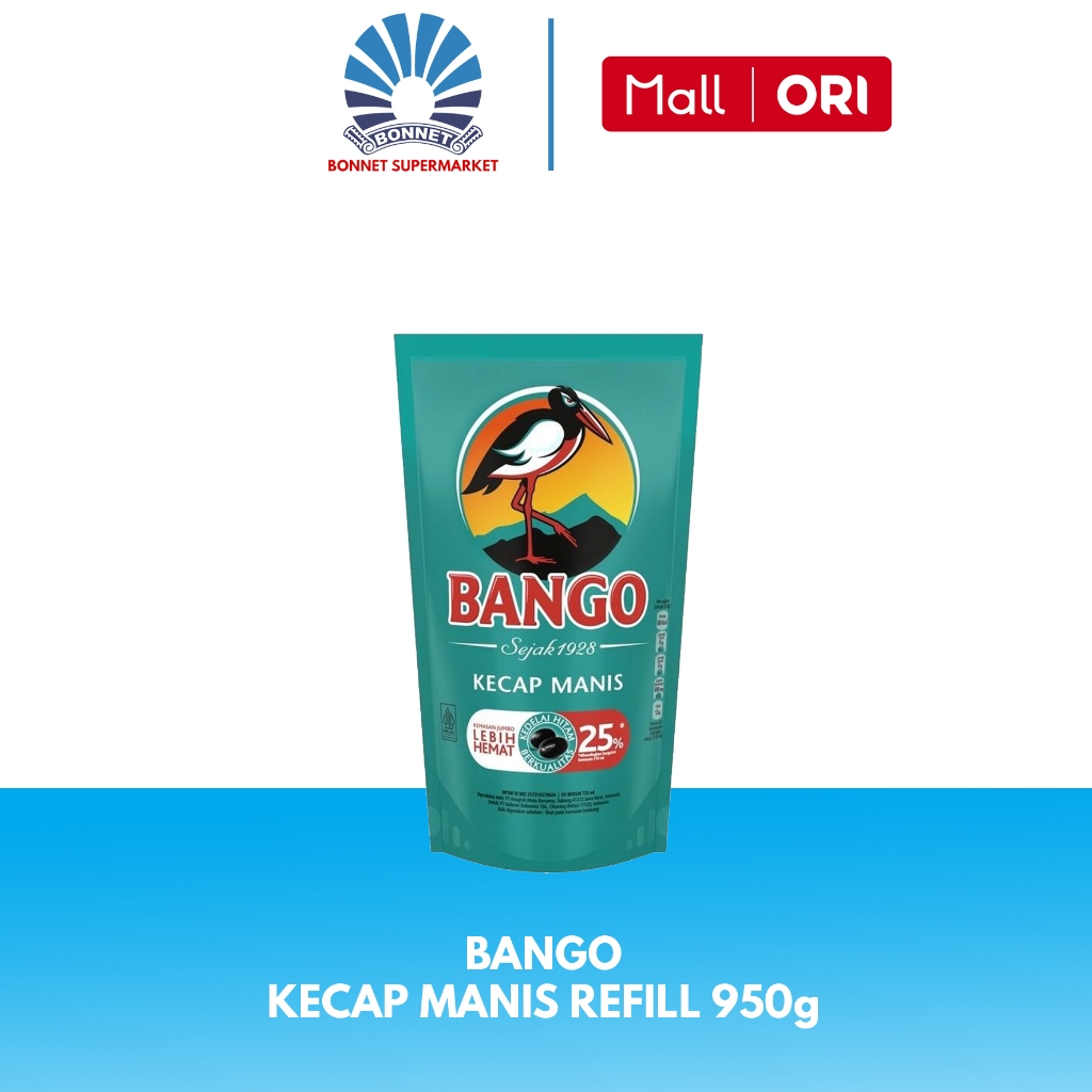 Jual Kecap Manis Bango Refill 950g 8999999578282 | Shopee Indonesia