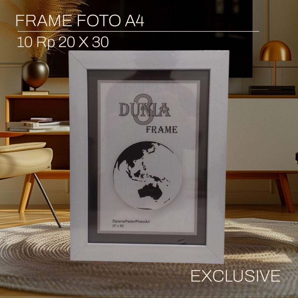 Jual FRAME FOTO 20X30 PUTIH 10Rs FIGURA / BINGKAI / PIGURA / BINGKAI ...