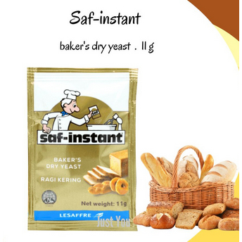 Jual SAF INSTANT Sachet Kemasan 11 Gram Dry Yeast Instan Saset | Shopee ...
