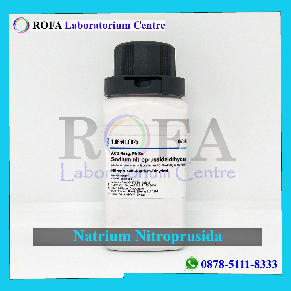 Jual Sodium Nitroprusside / Natrium Nitroprusida Pro Analis Merck ...