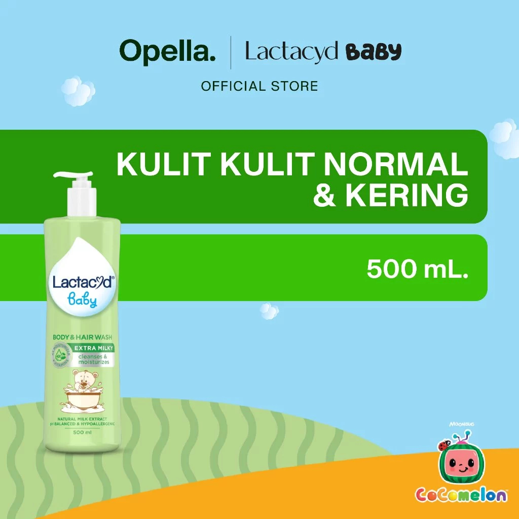 Jual Lactacyd Lactacyd Baby Extra Milky 2in1 Body Wash and Hair Shampoo ...