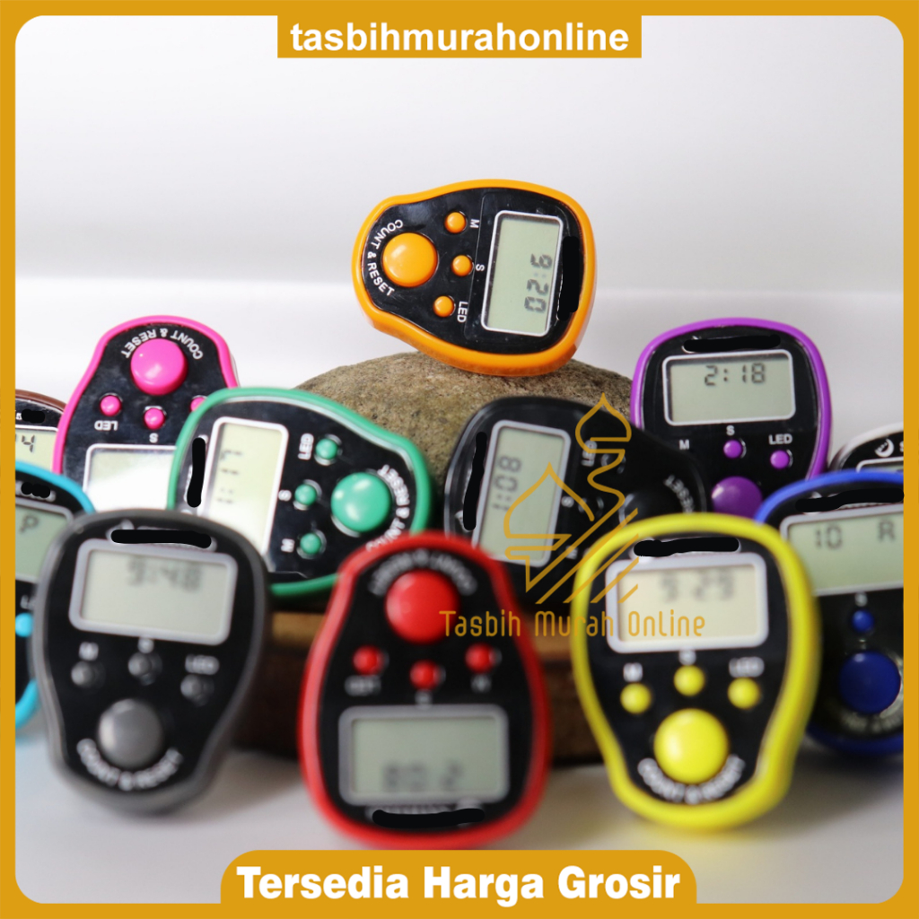 Jual Tasbih Digital Mini LED Tanggal + JAM / Tasbih Mini Electric ...