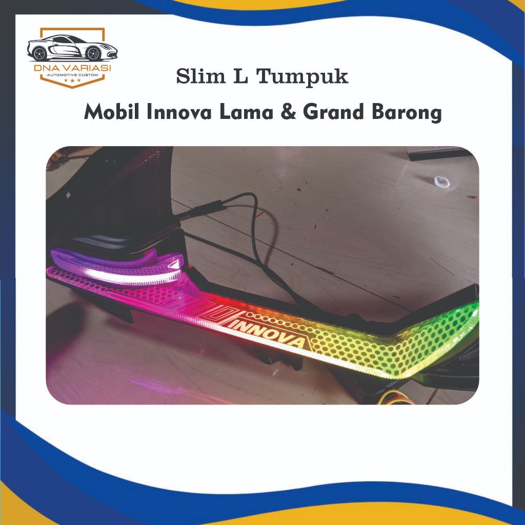 Jual Slim L Tumpuk Frame DRL Lampu Headlamp Running Sein LED RGB Lampu ...