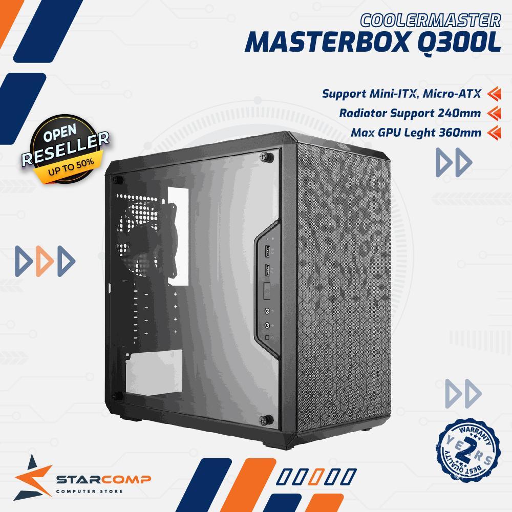 Jual Cooler Master MASTERBOX Q300L Mini Tower PC Case M-ATX Q300 | Shopee Indonesia