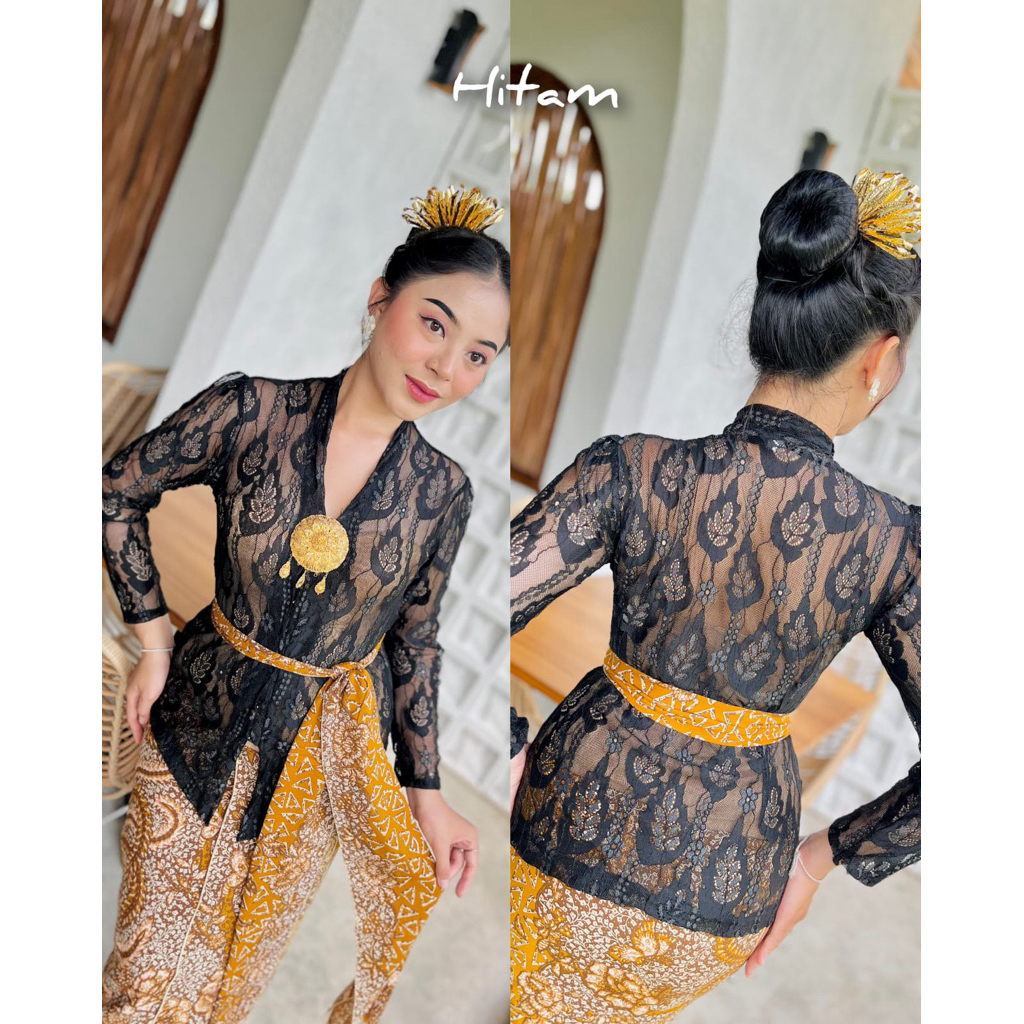 Jual Kebaya jadi brokat cord|| kebaya hitam || kebaya bali || kebaya bali viral || kanabali ...