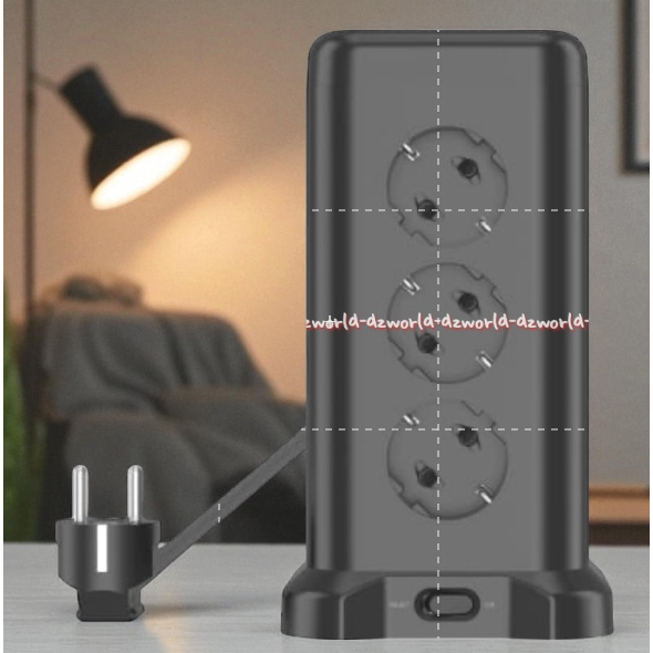 Jual Krisbow 12Outlet Tower Extension Cord Kabel Ekstensi Colokan ...