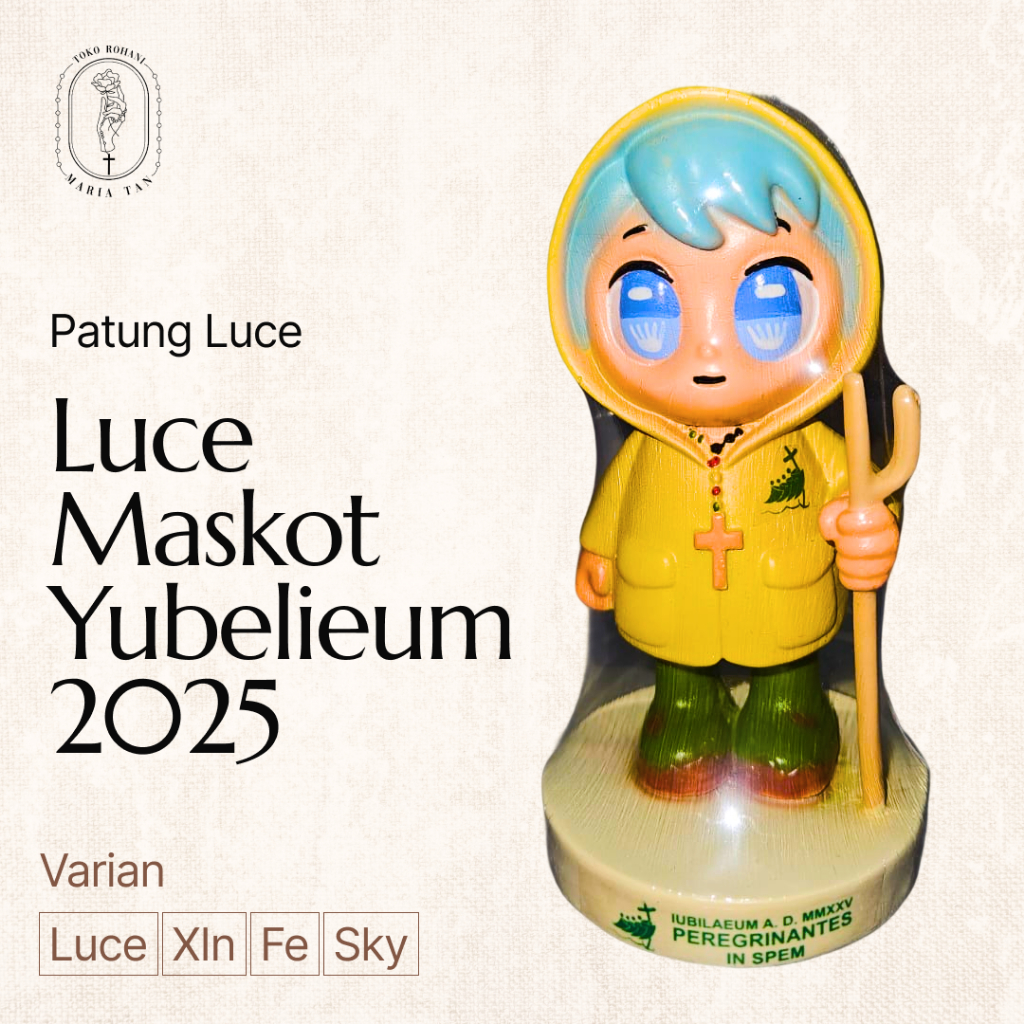 Jual Patung Luce and Friend Maskot Yubileum 2025 (14cm) - (Xin/Sky/Fe ...