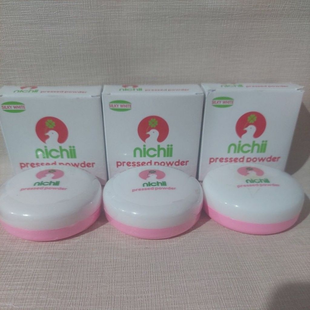 Jual [ 3 PCS ] NICHII PRESSED POWDER/ 3 Pcs Bedak Bayi dan Anak Compact ...