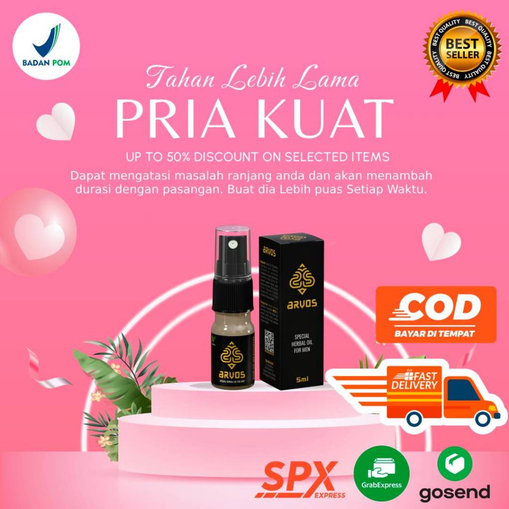 Jual ARVOS Obat Kuat Semprot Pria Tahan Lama Oles X-Sensiall Spray Asli ...