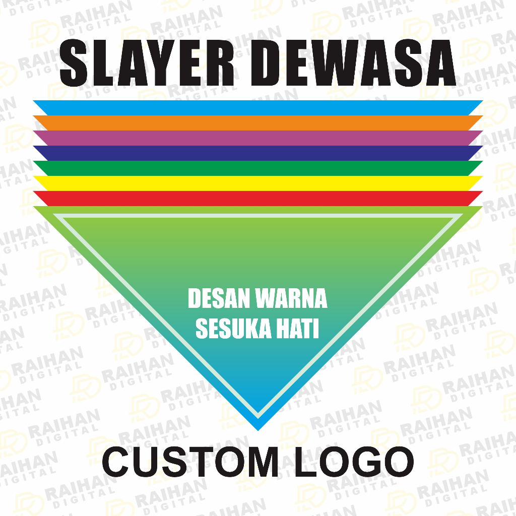 Jual Slayer Syal Dewasa Custom Logo | Shopee Indonesia
