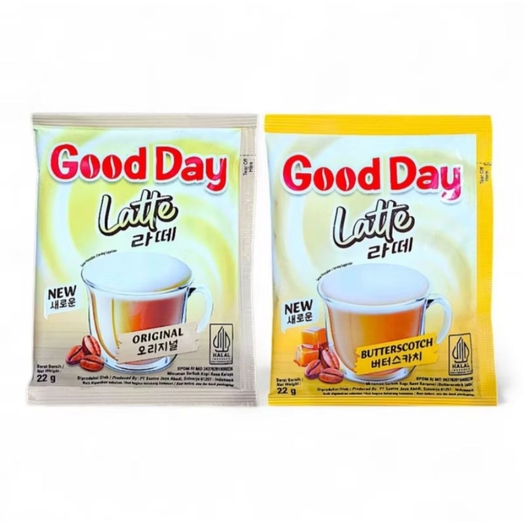 Jual New Good Day Latte Original/ New Good Day Latte Butterscotch ...