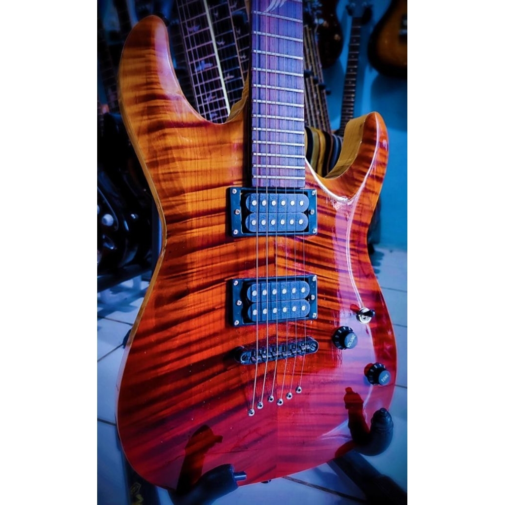 Jual Gitar elektrik Schecter diamond series copy sudah seting wenak ...