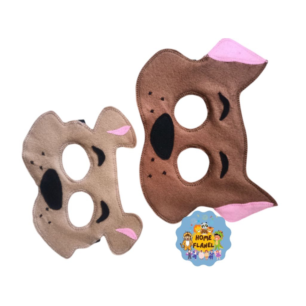 Jual Topeng karakter Scooby-Doo kostum hewan anjing felt mask birthday ...