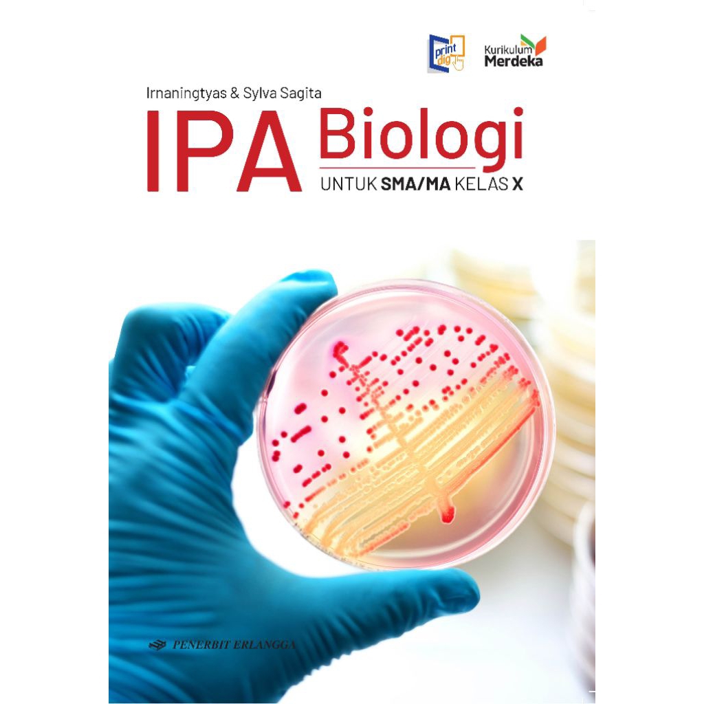 Jual BUKU IPA BIOLOGI KELAS 1 10 X SMA ERLANGGA KURIKULUM MERDEKA EDISI REVISI | Shopee Indonesia