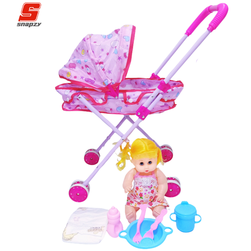Jual Mainan Stroller Bayi Mainan Kereta Dorong Bayi Stroler Mainan Anak ...