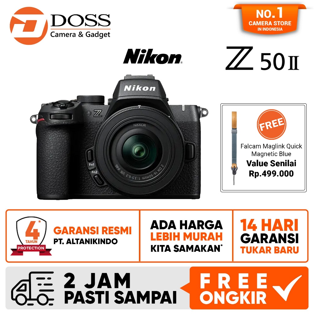 Jual Nikon Z50 II Kit 16-50mm Mirrorless Camera Nikon Z50 Mark II Nikon Z50II | Shopee Indonesia