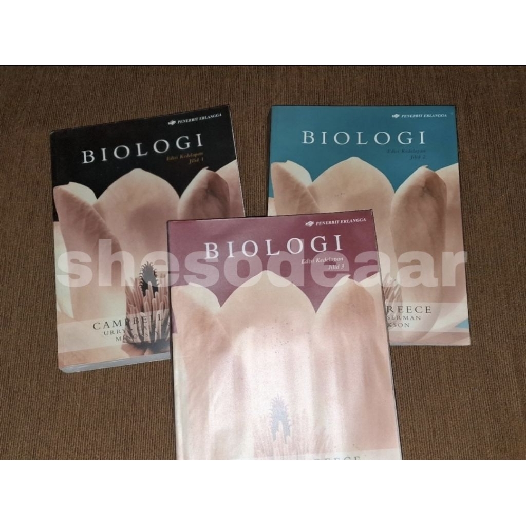 Jual Buku Biologi Campbell Reece Edisi Kedelapan (Jilid 1, Jilid 2 ...