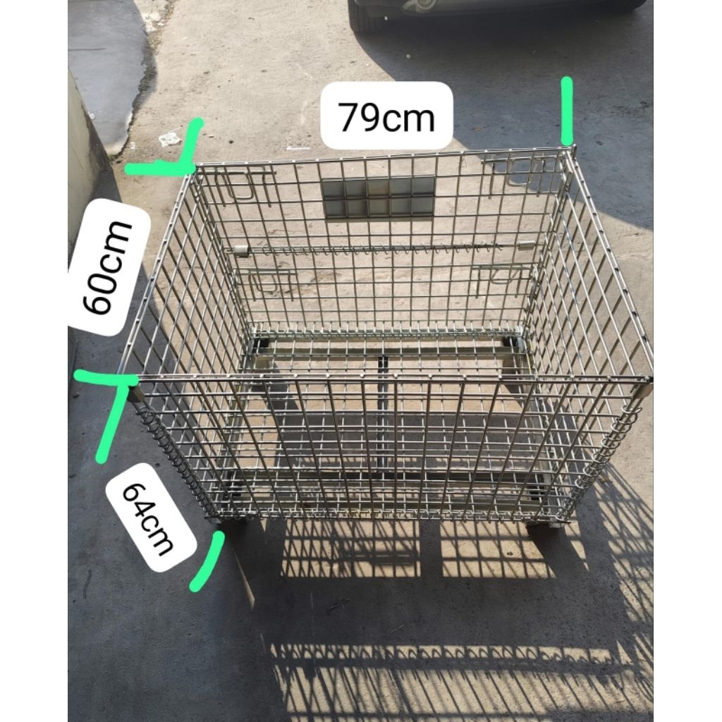 Jual Pallet Mesh / Keranjang Besi Lipat | Shopee Indonesia