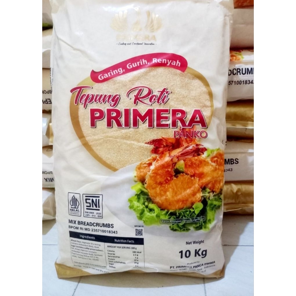 Jual TEPUNG ROTI PRIMERA PANKO, CRIPISTOS 10 KG. | Shopee Indonesia
