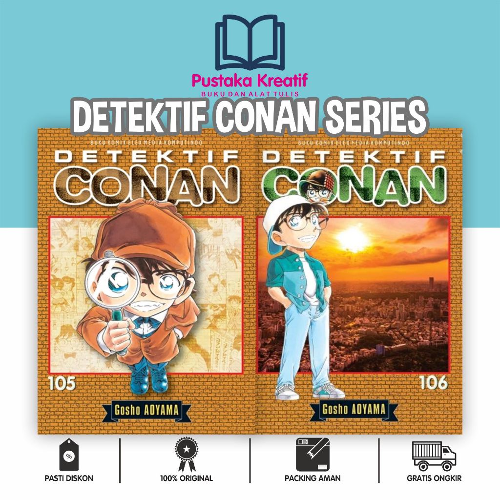 Jual READY STOK Detektif Conan 104/105/106-Aoyama Gosho | Shopee Indonesia