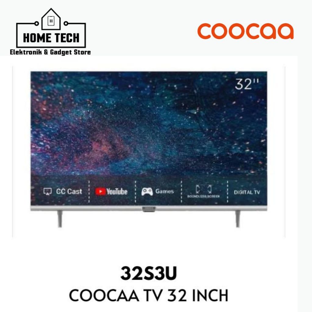 Jual JUAL TV COOCAA 32S3U 32 INCH SMART DIGITAL TV 32S3U 32S S3U ...