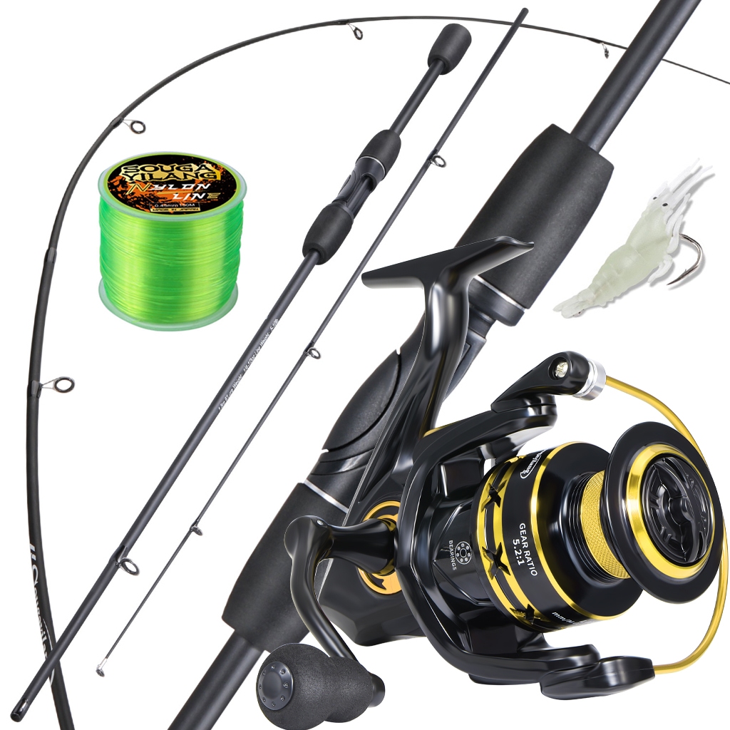 Jual Sougayilang Joran Pancing Garis Umpan Lengkap Set 1.8M/6FT and 1000-7000 series 5.2: 1 ...