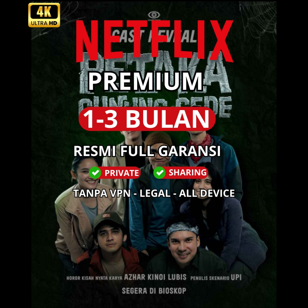 Jual NETFLIXXX UHD-4K ANTI SCREEN LIMIT 1-3BULAN GARANSI FULL | Shopee Indonesia