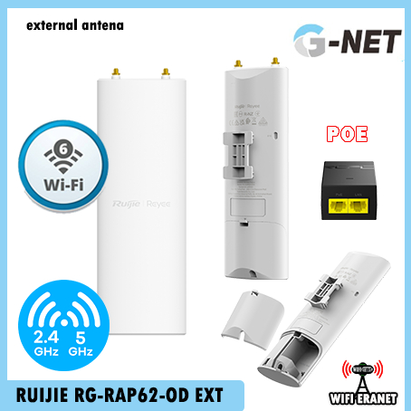 Jual RUIJIE RG RAP62 OD EXT WIFI 6 ACCESS POINT EXTERNAL ANTENA - GNET ...