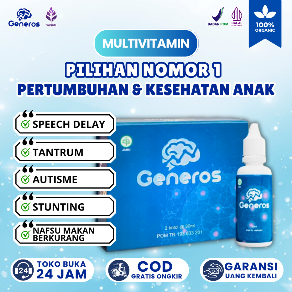 Jual Generos - Multivitamin No. 1 Pilihan Kaluarga Untuk Tumbuh Kembang ...