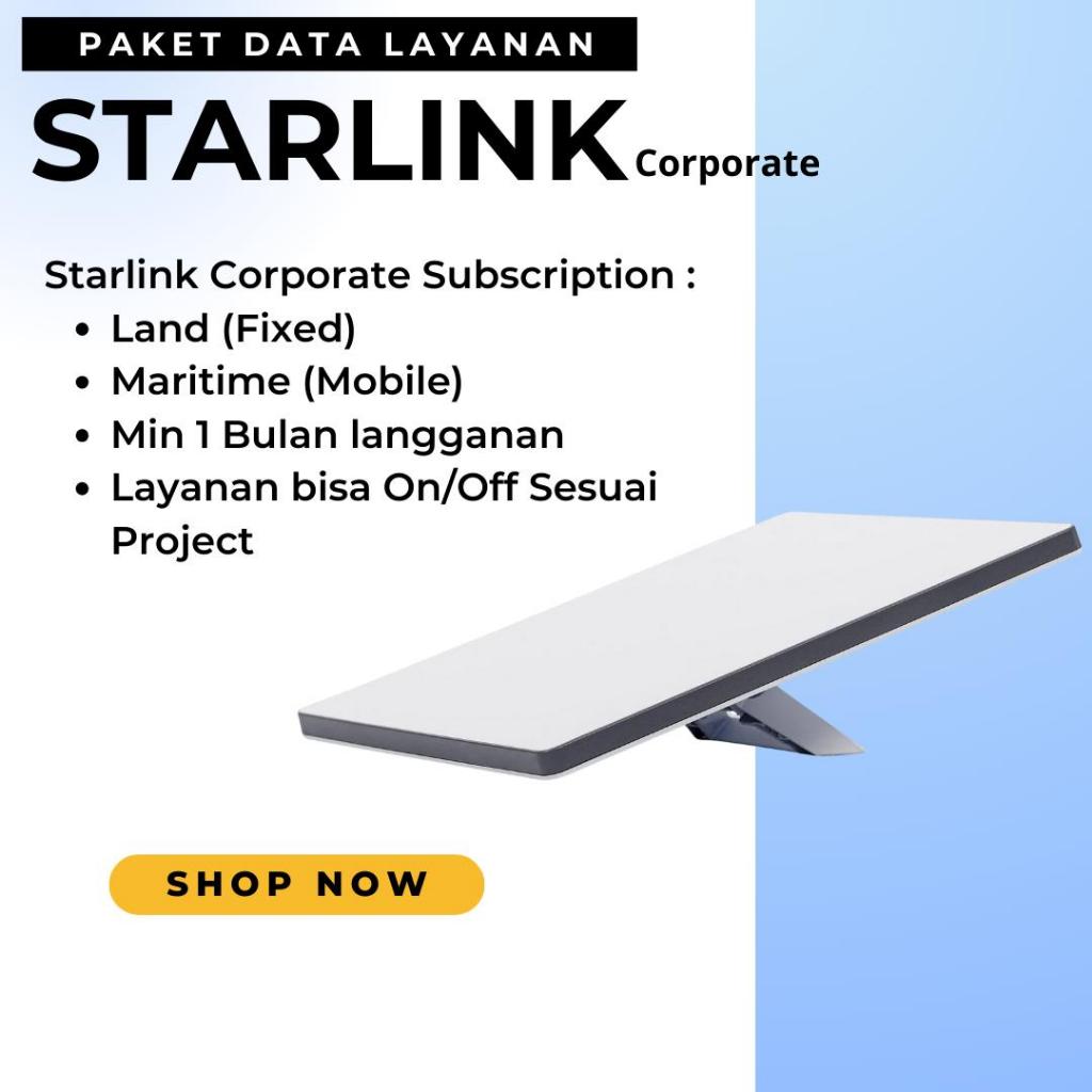 Jual Paket Data Layanan Internet Starlink Indonesia | Corporate ...