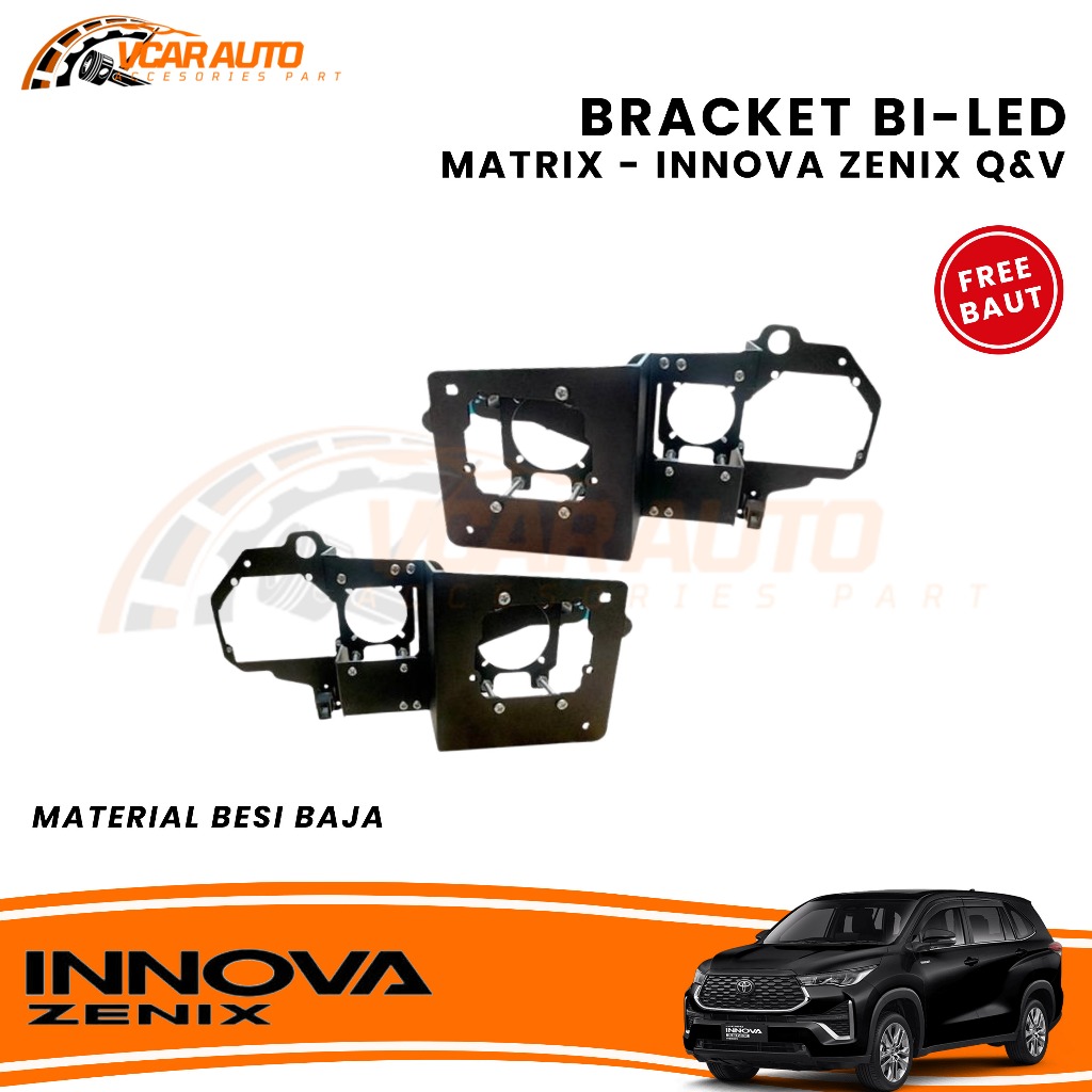 Jual Bracket Retrofit BILED untuk Toyota Kijang Innova Zenix Q atau V ...