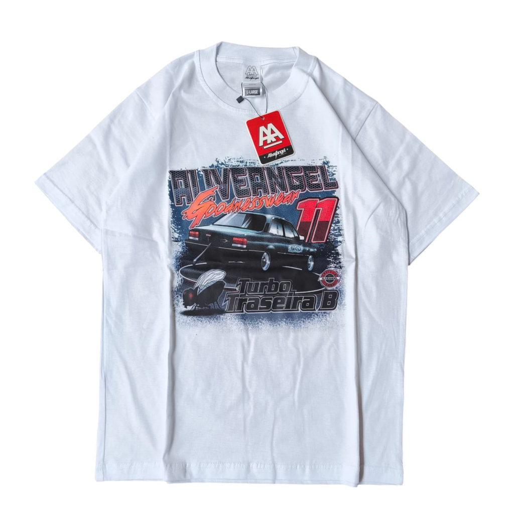 Jual ALIVE ANGEL / TURBO TERSEIRA B / KAOS VINTAGE / T SHIRT NASCAR ...