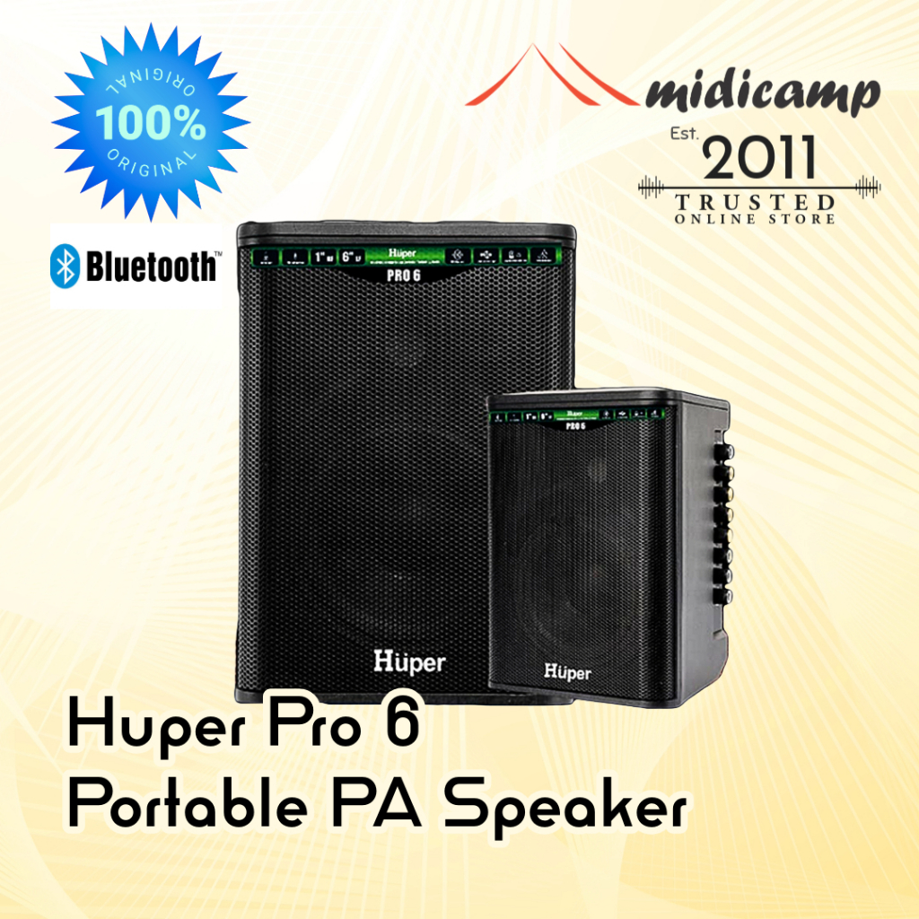Jual Huper Pro 6 Portable Speaker PA System Bluetooth | Shopee Indonesia