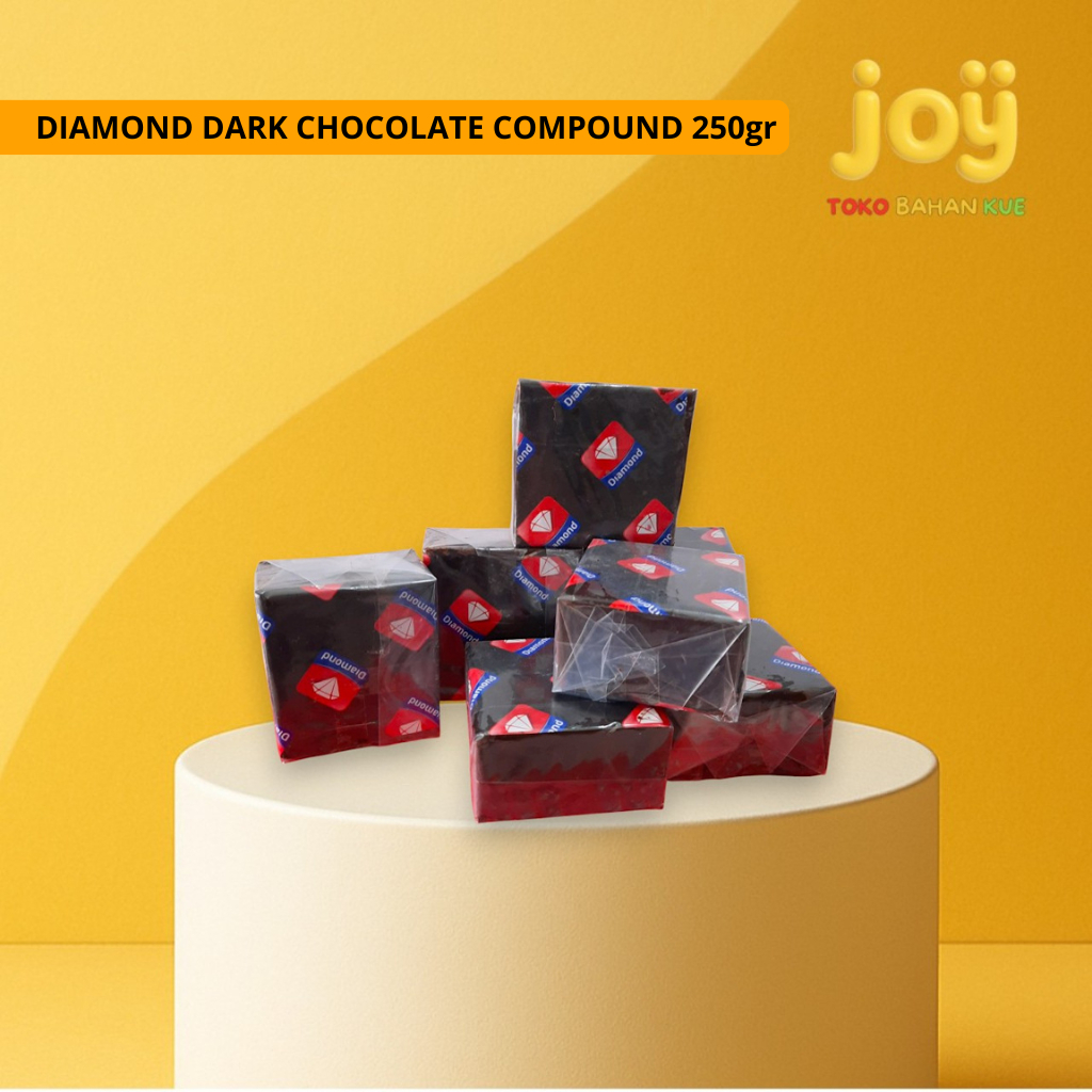 Jual Diamond Dark Chocolate Compound REPACK 250GR, 500GR, 1KG - Cokelat ...