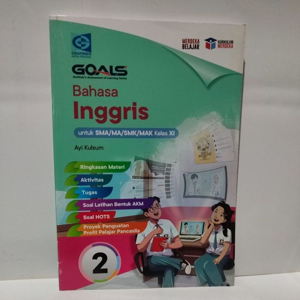 Jual (GOALS) BAHASA INGGRIS untuk SMA/MA/SMK/MAK Kelas XI/11 KURIKULUM MERDEKA | Shopee Indonesia