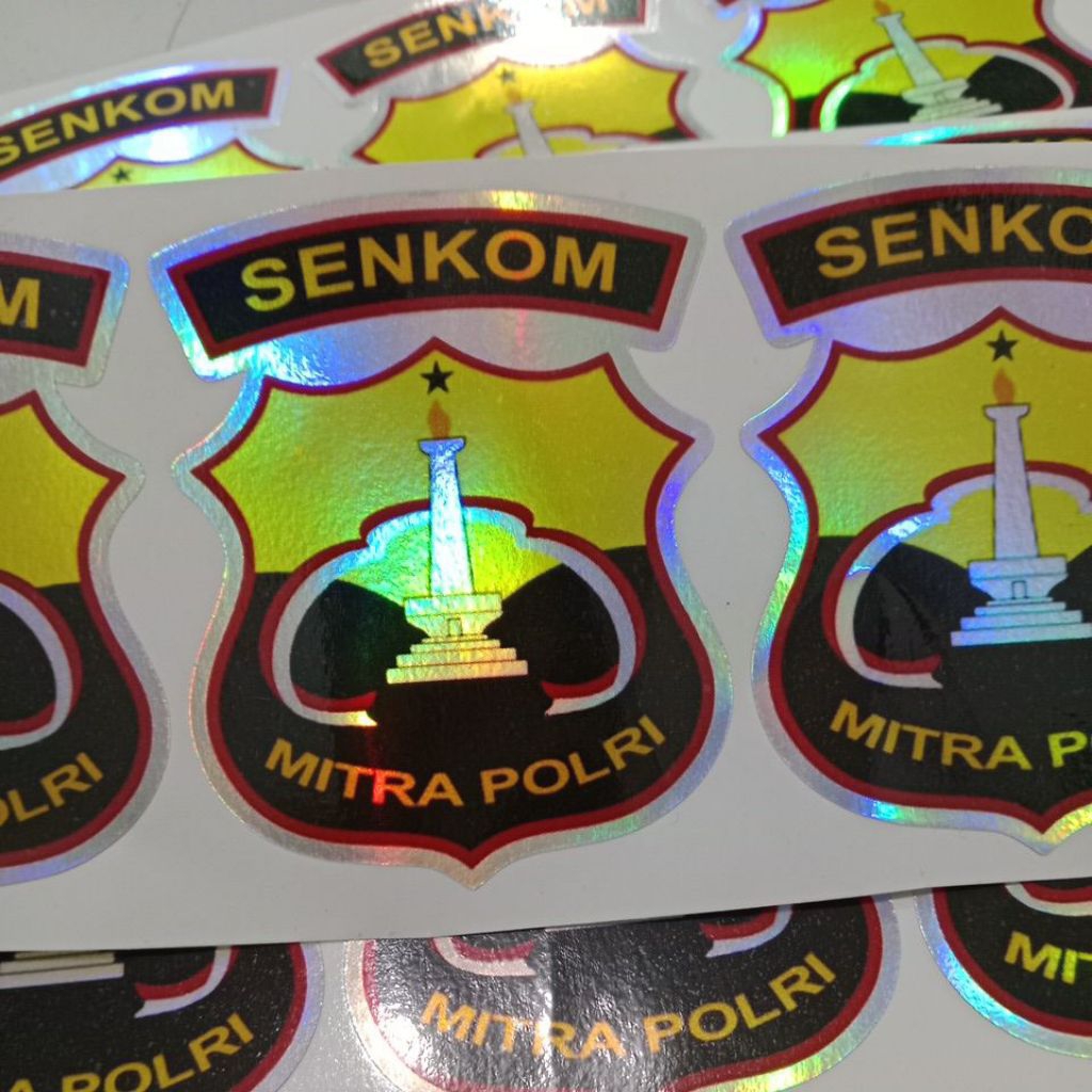 Jual STIKER HOLOGRAM GLOSSY LOGO SENKOM | Shopee Indonesia