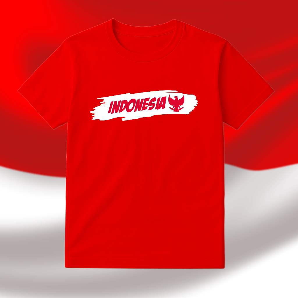 Jual Kaos Indonesia Merah Putih / Kaos 17 agustus 2025 dewasa / Kaos ...