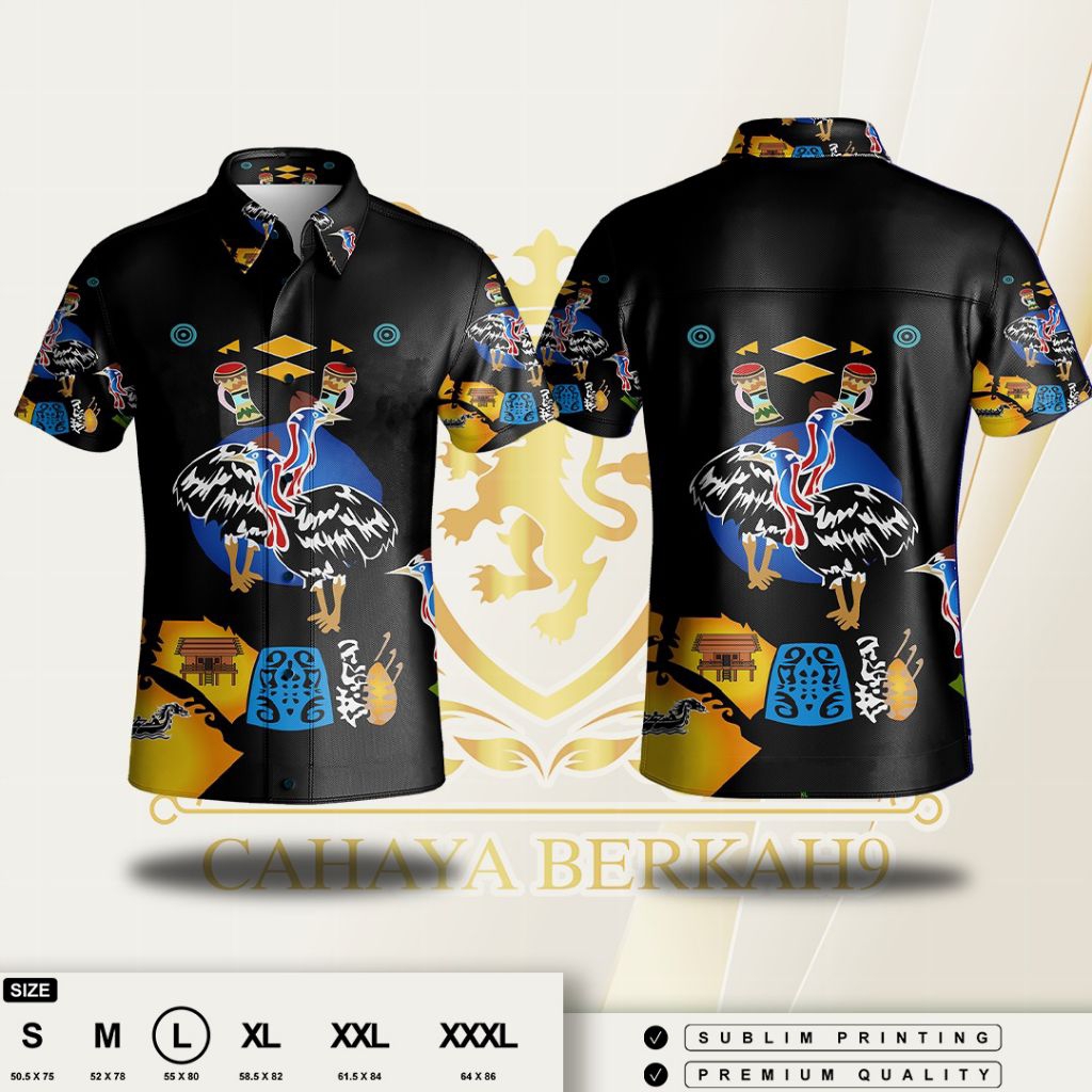 Jual Batik Premium Kasuari Papua Hitam | Shopee Indonesia